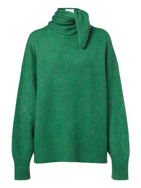 Arch4 Pavilion Cashmere And Silk Sweater - Green