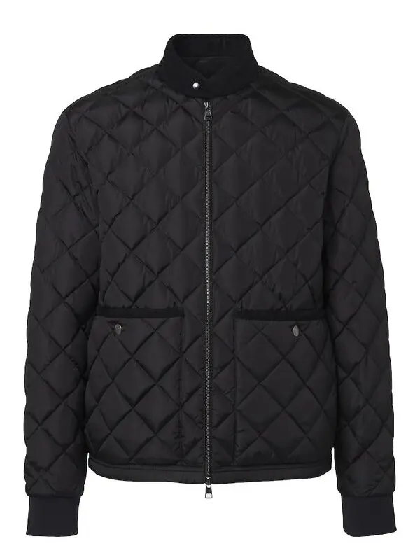 Moncler Quilted Down Jacket - Black