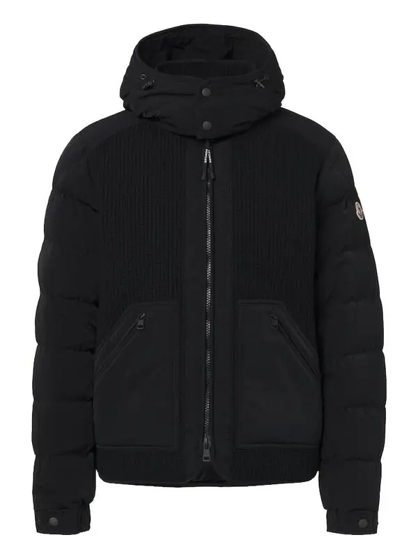 Moncler Pelat Hooded Down Jacket - Black