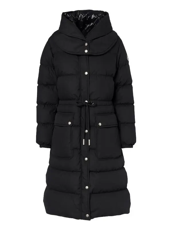 Moncler Hooded Down Coat - Black