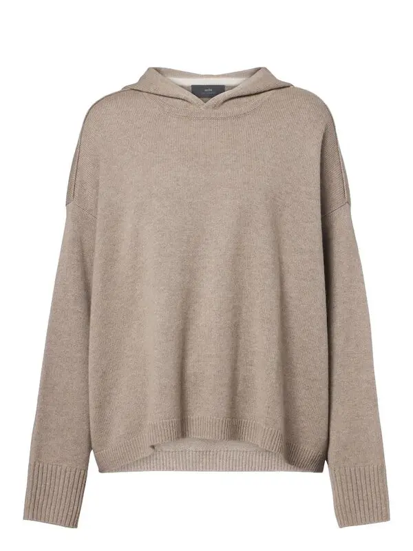 Arch4 Cashmere Hooded Sweater - Beige