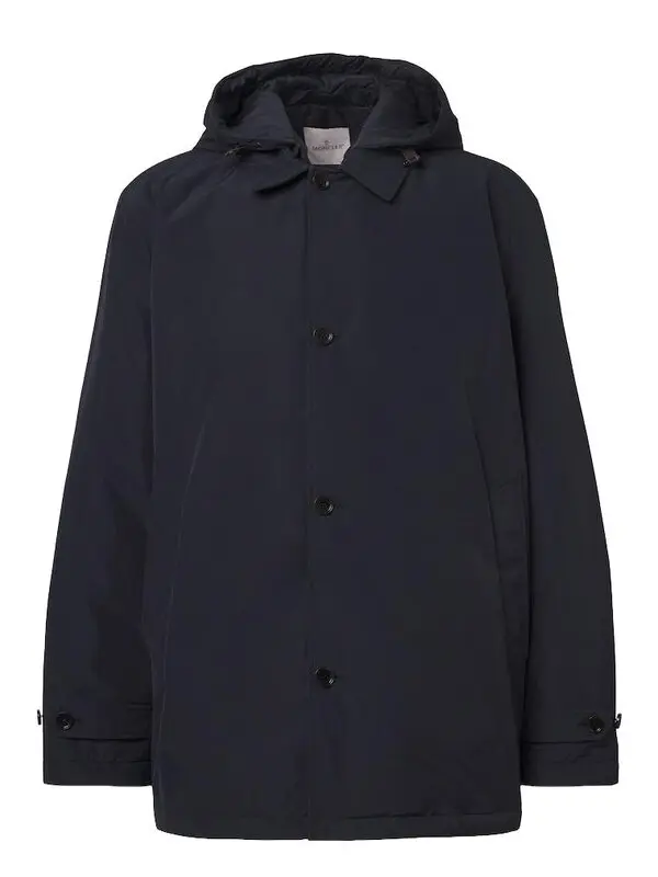Moncler Hooded Down Jacket - Blue