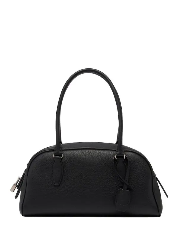THE ROW India E/w Small Leather Tote Bag - Black