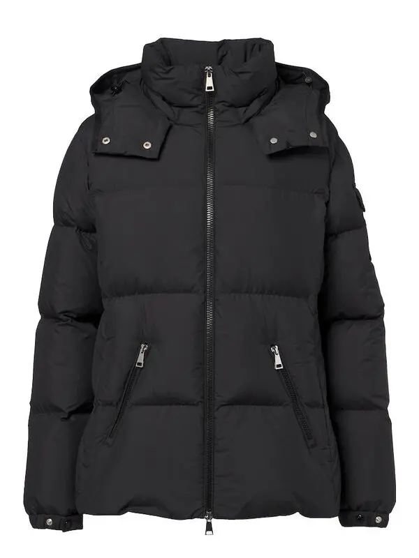 Moncler Fourmines Hooded Down Jacket - Black
