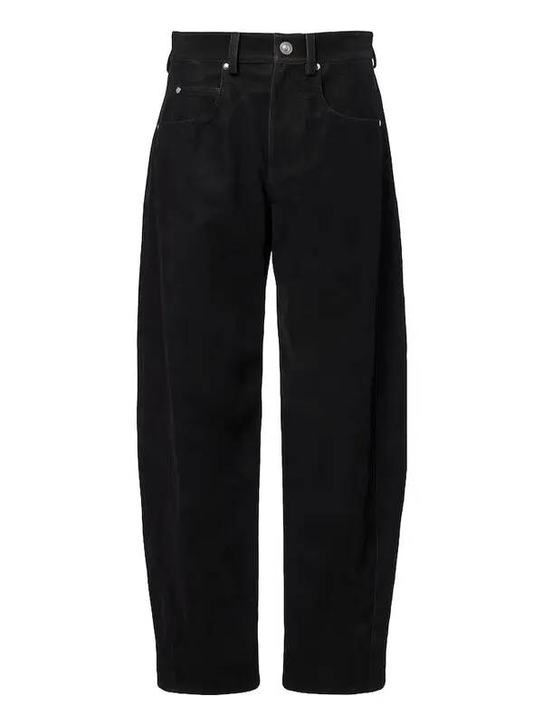 MARANT ETOILE Belky Wide-leg Pants - Black