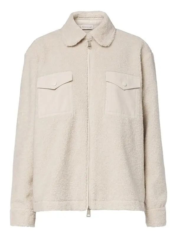 Moncler Teddy Blouson Jacket - White