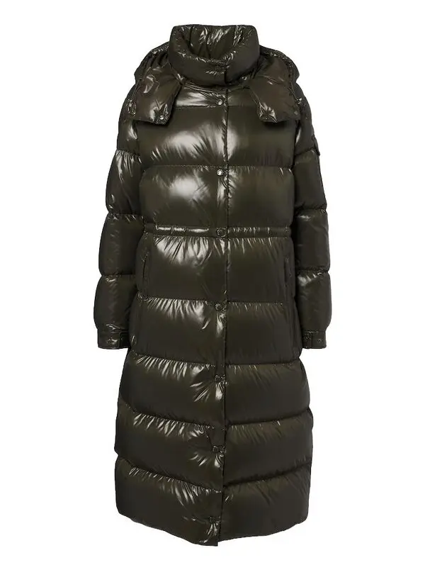 Moncler Cavatazz Hooded Down Coat - Green