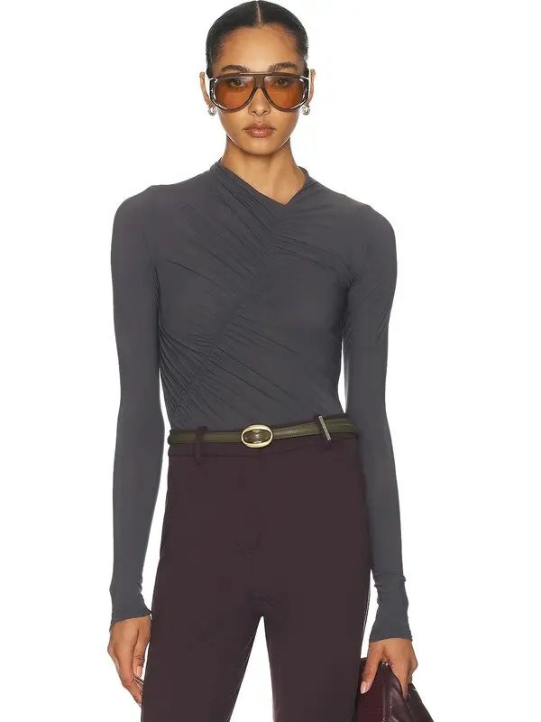 AGOLDE Lupin Bodysuit - Carob