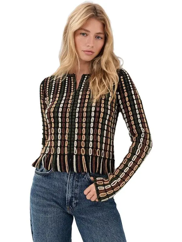 Ulla Johnson Zora Knit Cardigan - Noctis