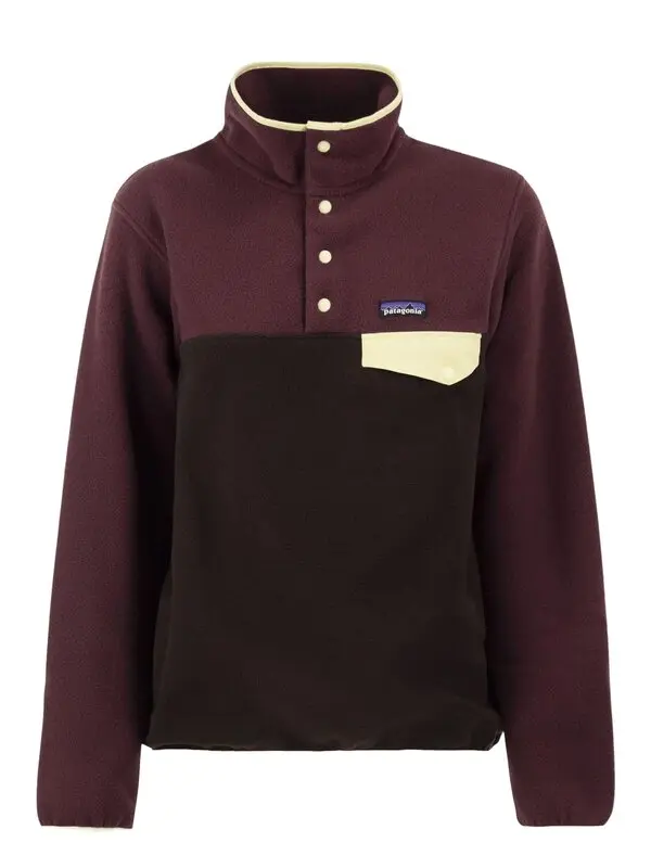 Patagonia Fleece Synch Snap-t Pullover - Brown