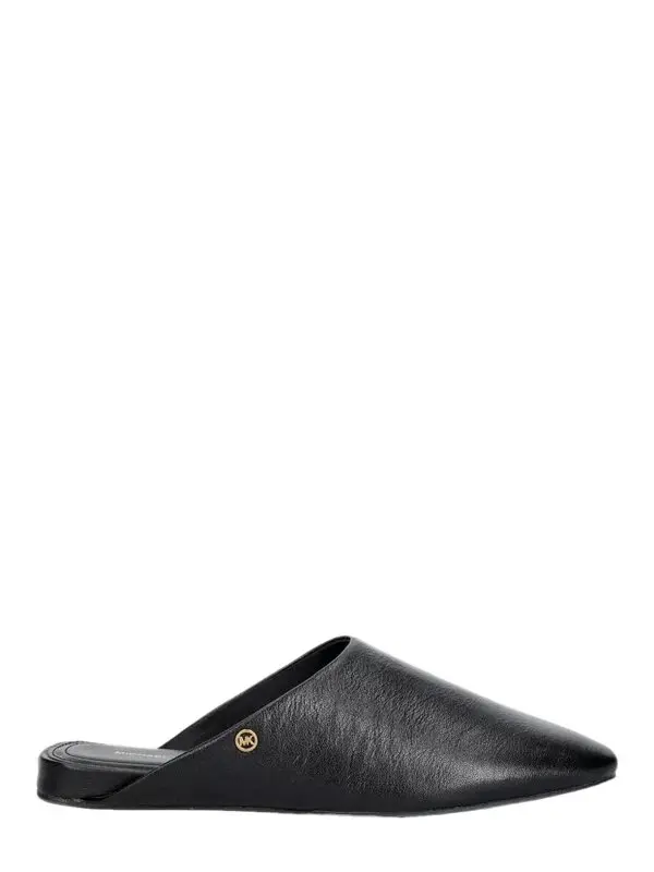 Michael Kors Cady Leather Mules - Black