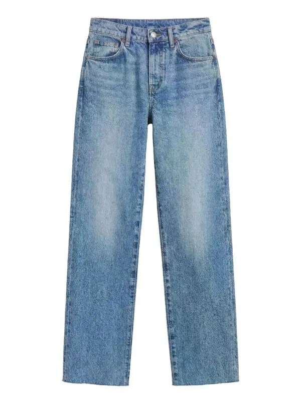 REFORMATION 90s Val Raw-hem Jeans - Blue