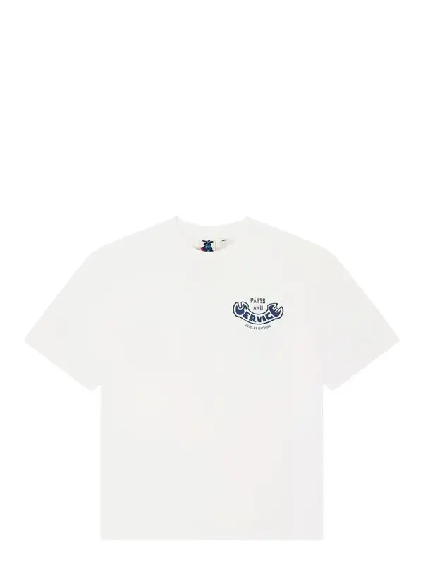 Deus Ex Machina Ruff And Smooth Graphic-print T-shirt - White