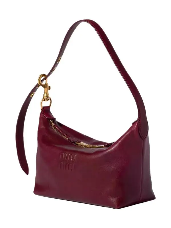 Miu Miu Spirit Nappa Leather Bag - Red