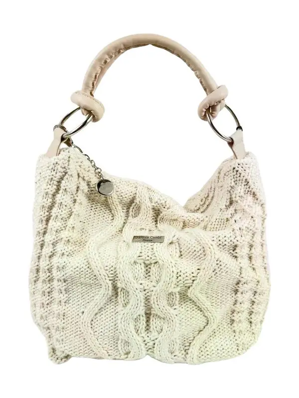 TERESA CAMBI Paola Baraonda Cable-knit Tote Bag - Neutrals