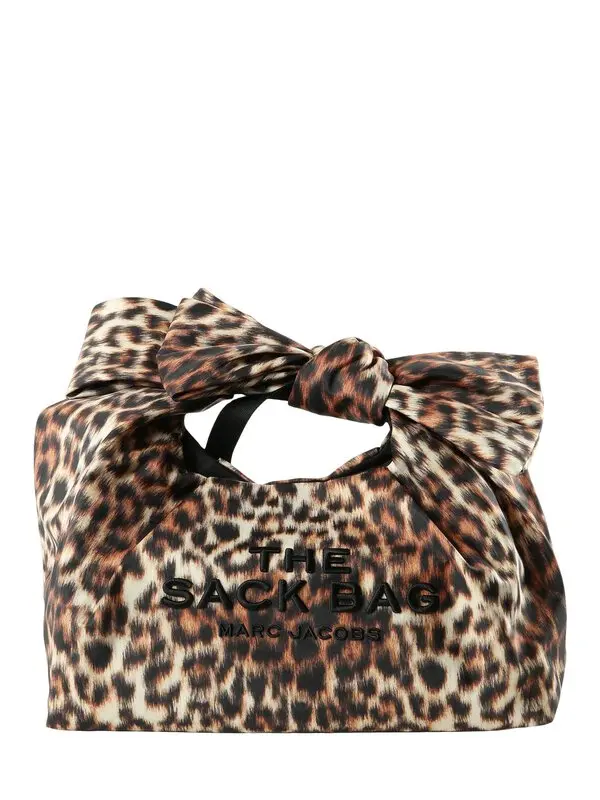 Marc Jacobs Nylon Bow Sack Bag - Brown