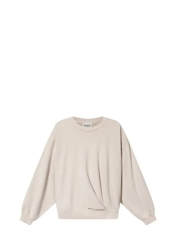 ETOILE Sauria Draped Sweatshirt - Beige