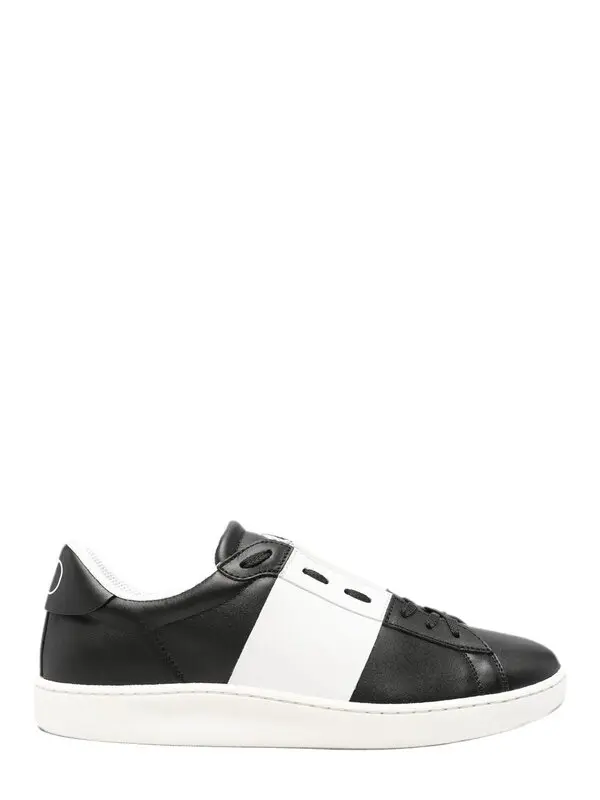 Valentino Garavani Open Royco Sneakers In Nappa Leather - Black