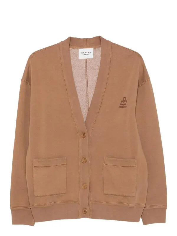 MARANT ETOILE Cardigan Stephy - Brown