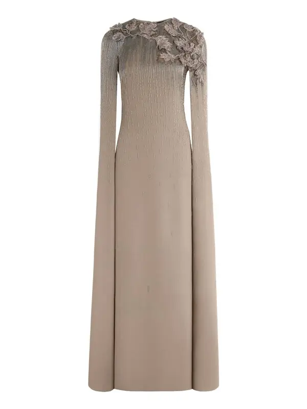 Oscar De La Renta Embellished Cutout Caftan - One-color