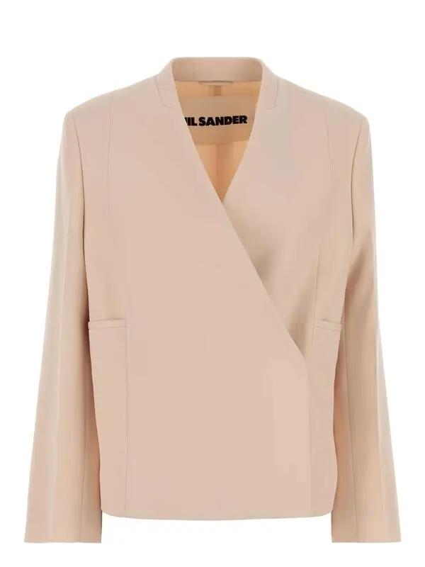 JIL SANDER Wool Blazer - Pink