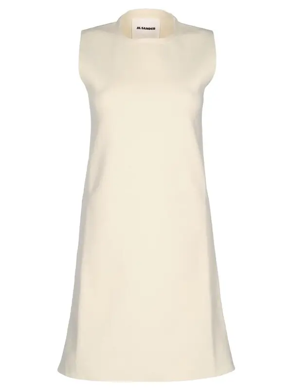 JIL SANDER Sleeveless High Neck Draped Gown - 280