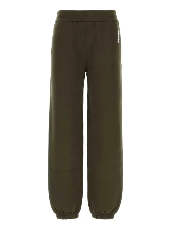 JIL SANDER Cotton Joggers - Green