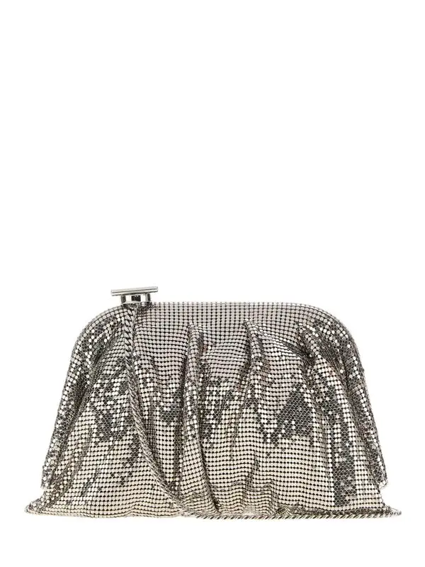Benedetta Bruzziches Embellished Mini Venus Clutch Bag - Silver