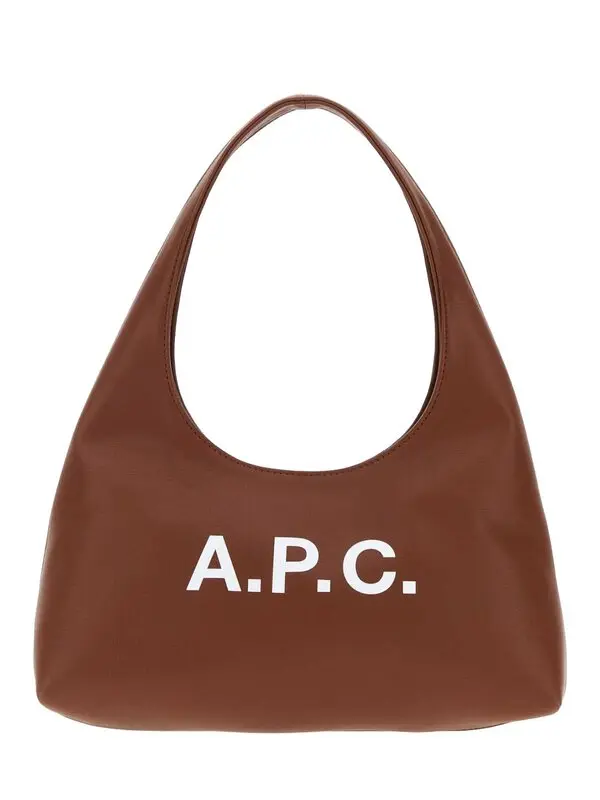 A.p.c. Mini Ninon Shoulder Handbag - Brown