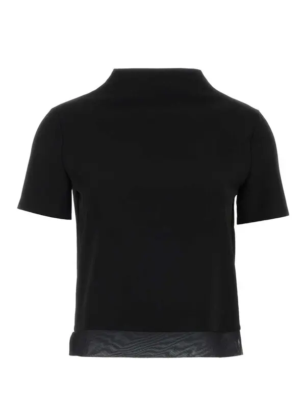 JIL SANDER Wool Top For - Black
