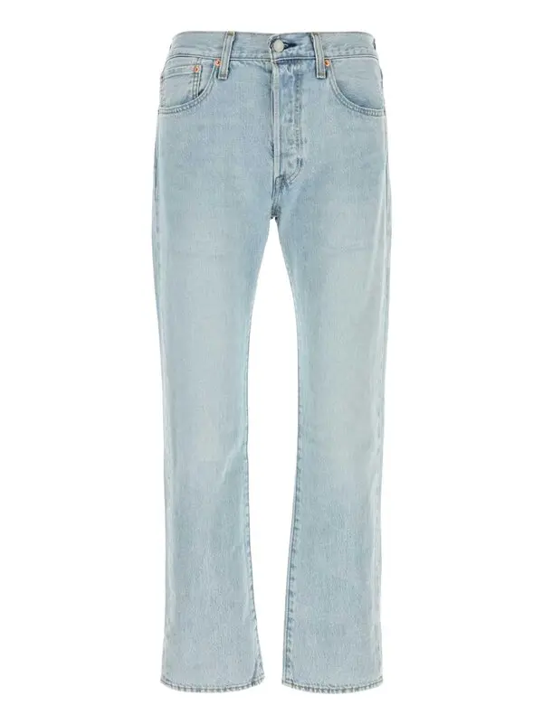LEVI'S 501 Straight Leg Jeans - Light Blue