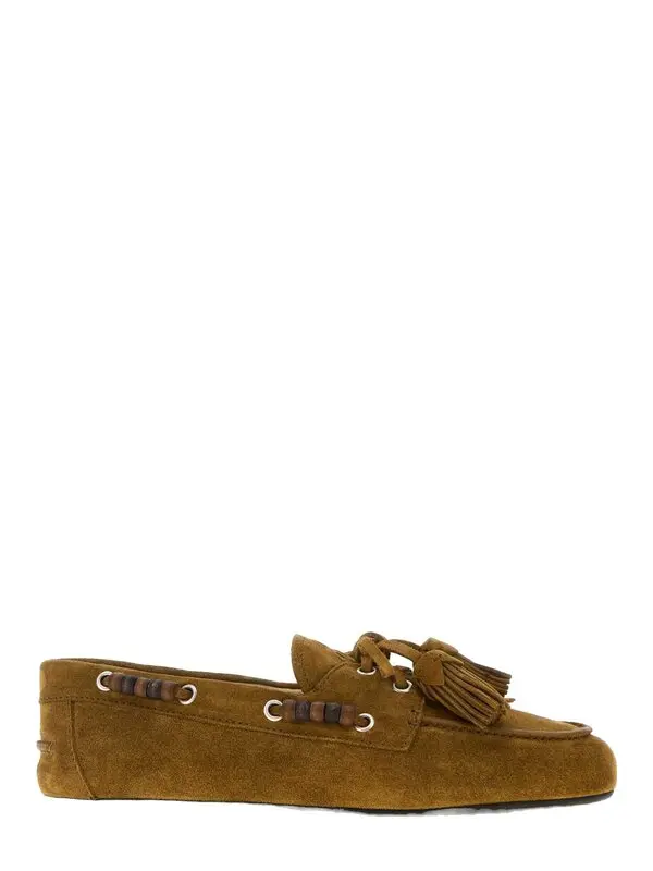 Miu Miu Suede Loafers - Green