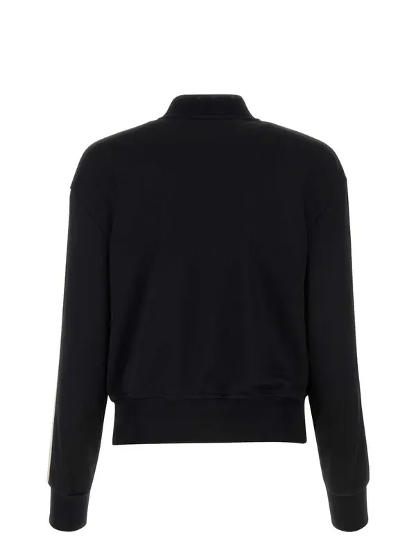 Palm Angels Logo Polyester Sweatshirt - Black