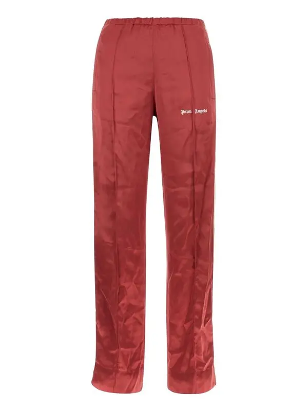 Palm Angels Viscose Palazzo Pants - Purple
