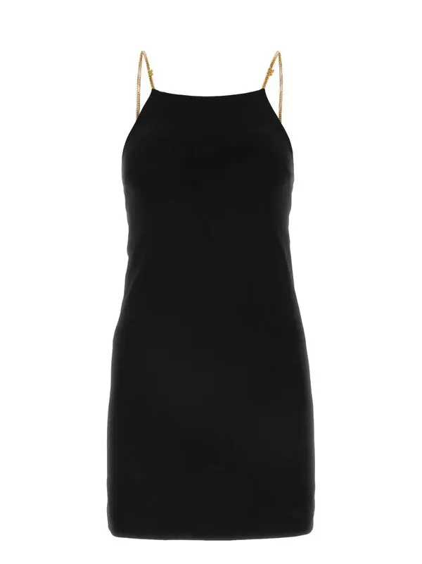 Palm Angels Mini Dress T-shirt Style - Black