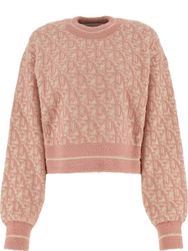 Palm Angels Embroidered Nylon-blend Sweater - Printed