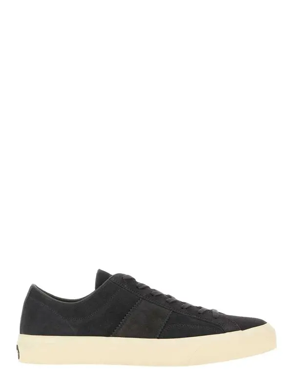TOM FORD Cambridge Suede Low Top Sneakers - Blue