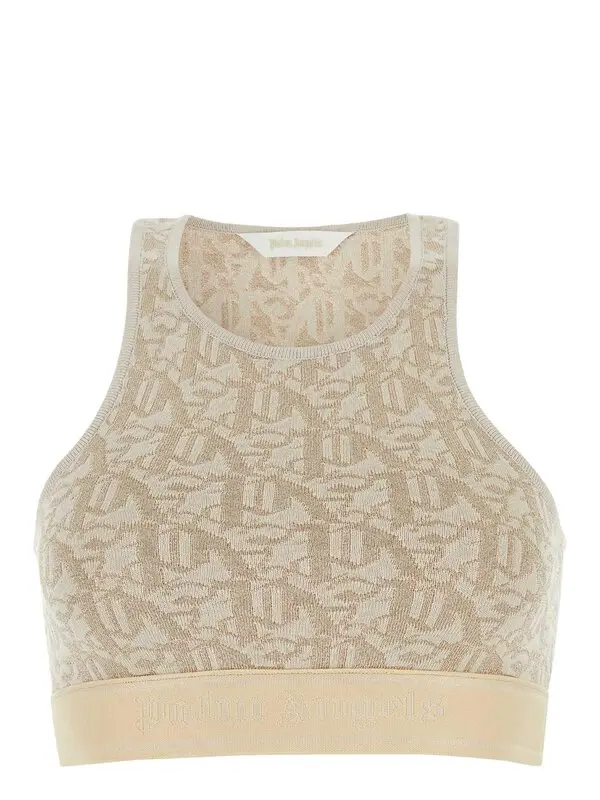 Palm Angels Embroidered Viscose-blend Top - Printed