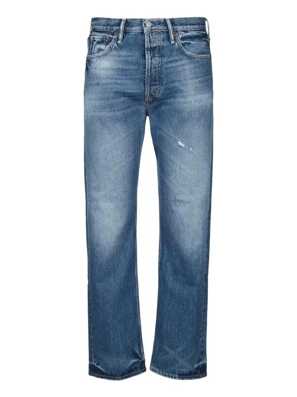 Acne Studios Straight Leg Jeans - Midblue