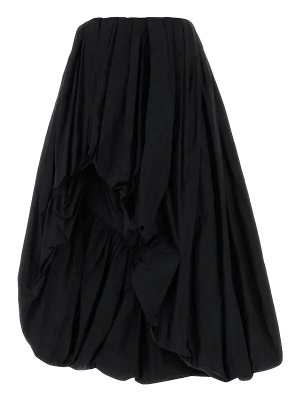 JIL SANDER Polyester Skirt - Black