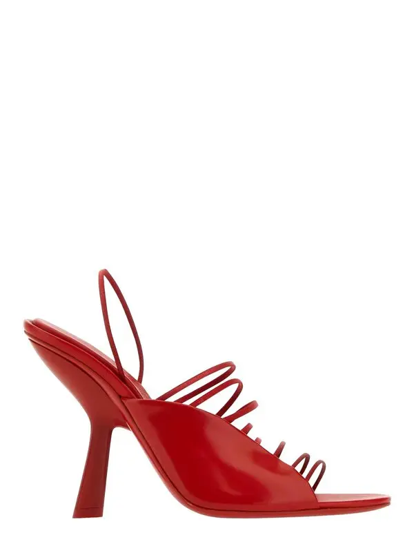 FERRAGAMO Salvatore Altaire High Heel Sandals - Red