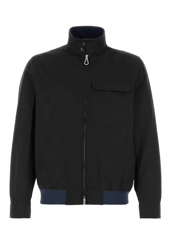 PALTO' Arturo Cotton-blend Jacket - Blue