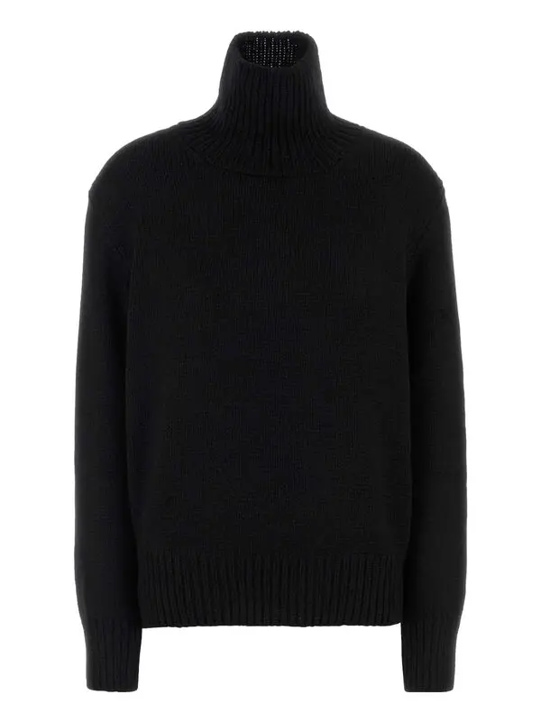 THE ROW Cashmere-blend Plira Sweater - Black