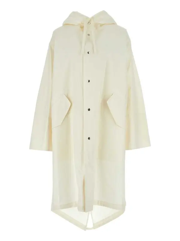 JIL SANDER Cotton Parka Jacket - White