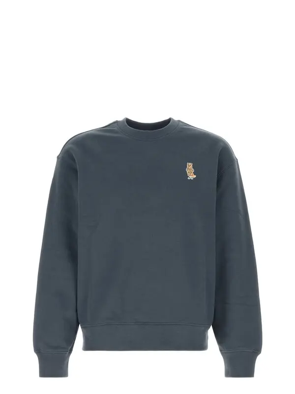 Maison Kitsuné Air Force Cotton Sweatshirt - Blue