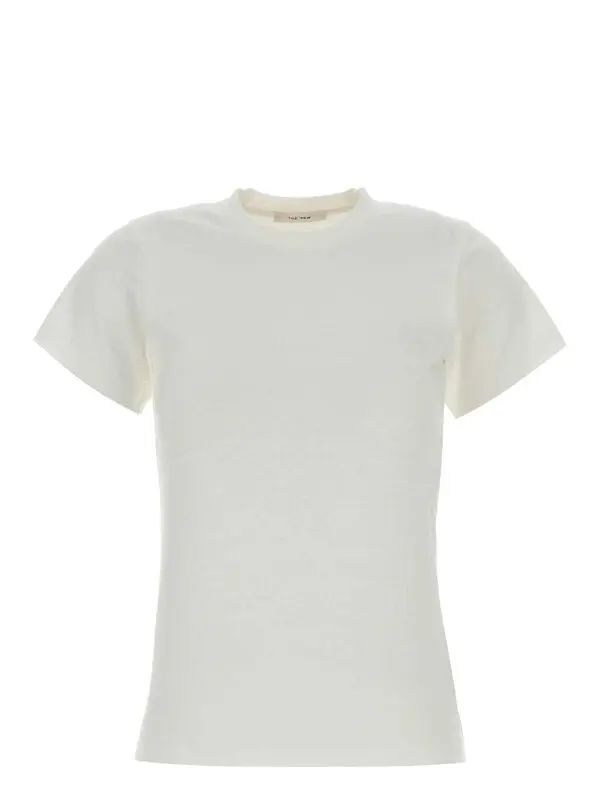 THE ROW 100% Cotton Essential T-shirt - White