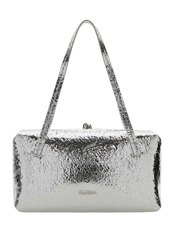 JIL SANDER Nappa Leather Pillow Shoulder Handbag - Silver