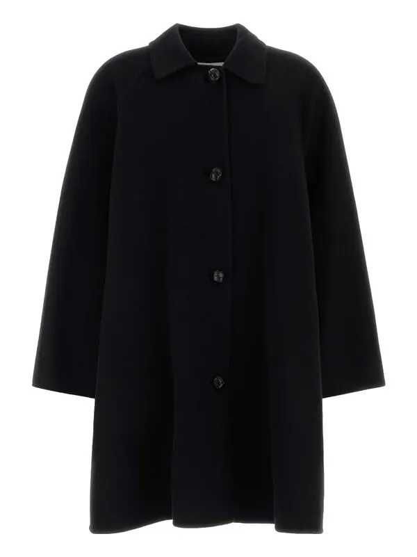 THE ROW The Ina Jacket In Wool Blend - Black