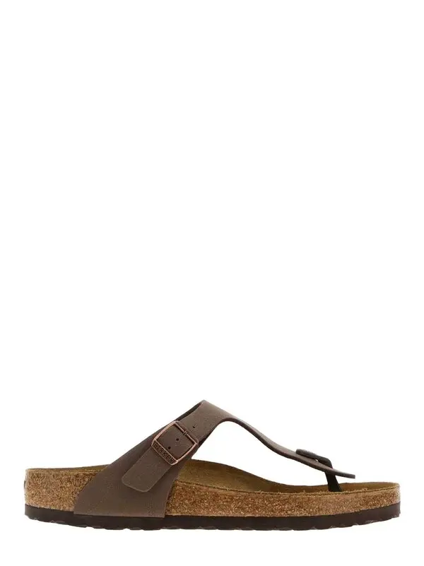 BIRKENSTOCK Gizeh Leather Thong Sandals - Brown