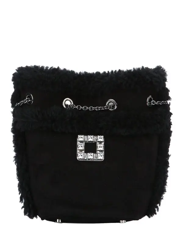 ROGER VIVIER Embellished Backpack - Nero